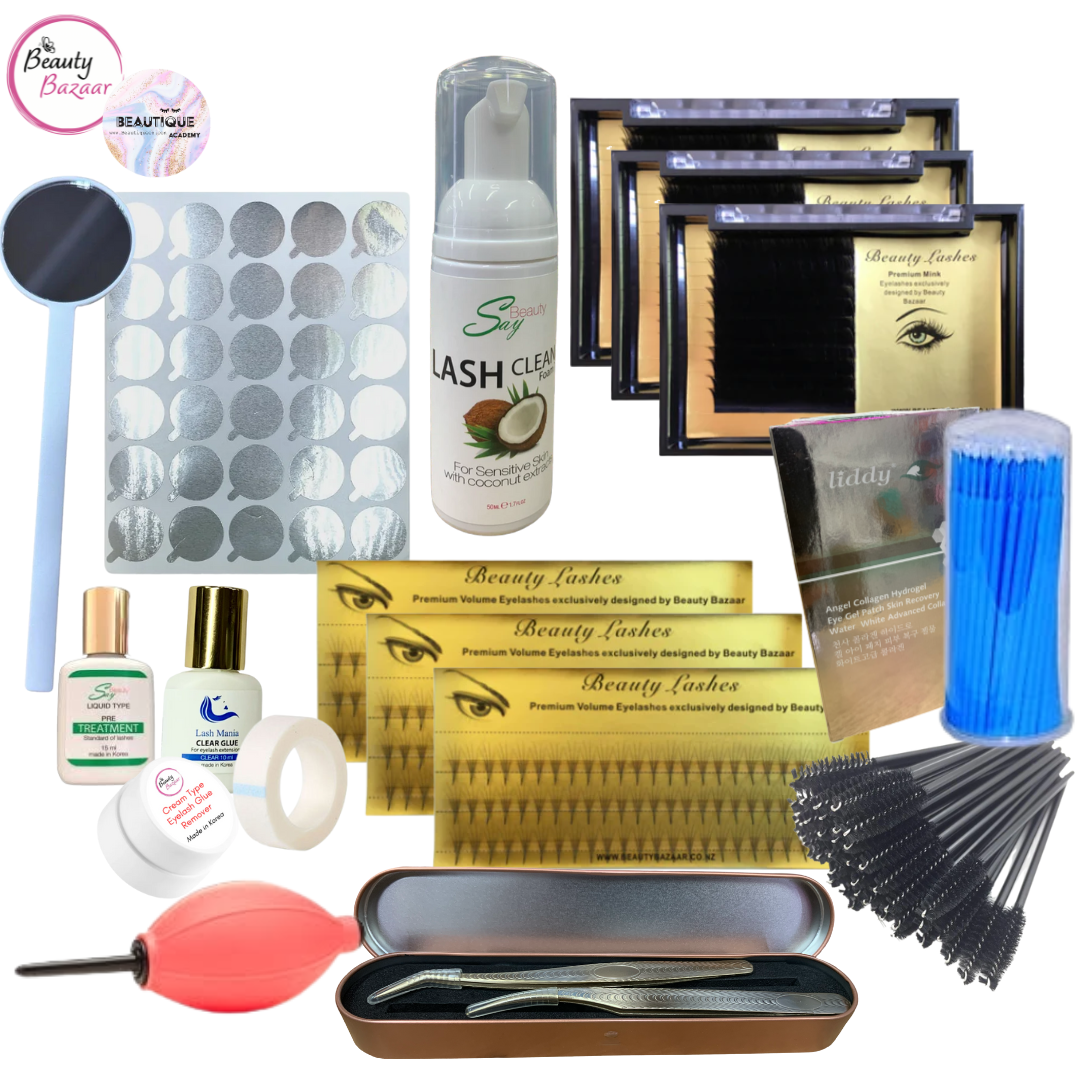 Eyelash Extensions: Everything Complete Kit | Beauty Bazaar